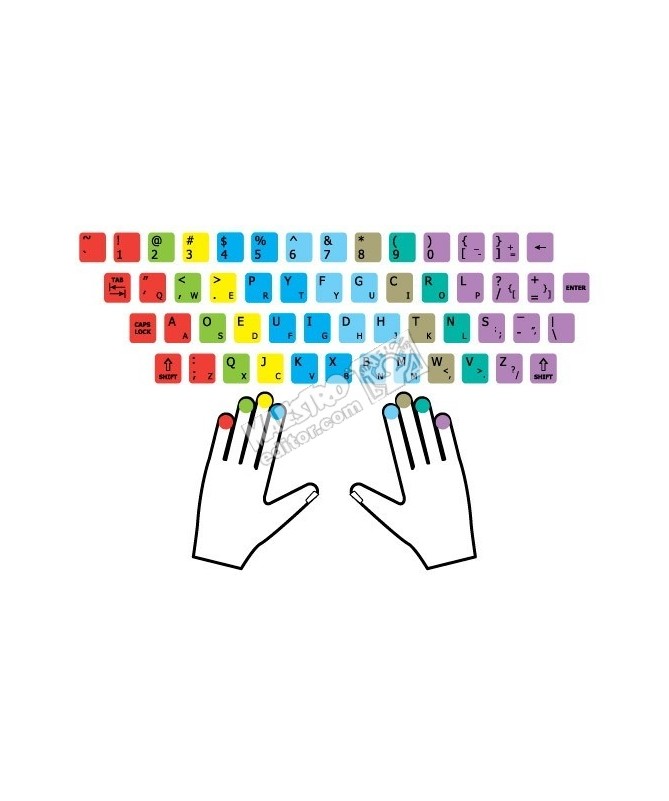 Learn Dvorak Color non tran PC