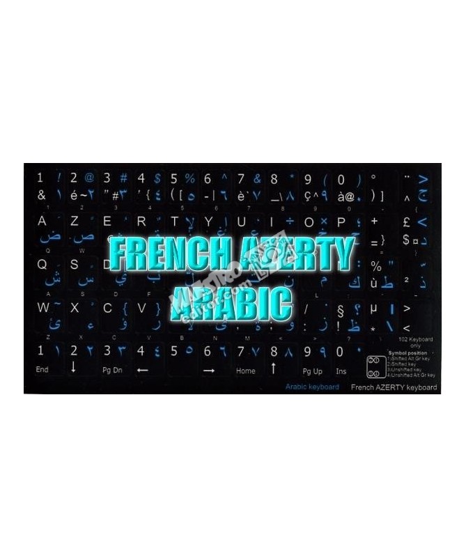 French AZERTY Arabic non-tr PC