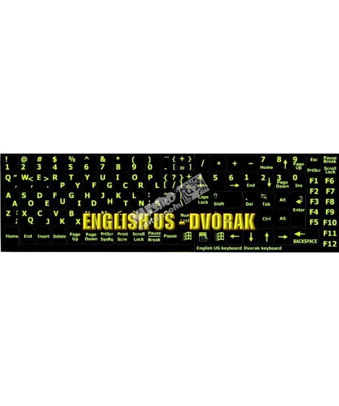 Glowing Dvorak - En US