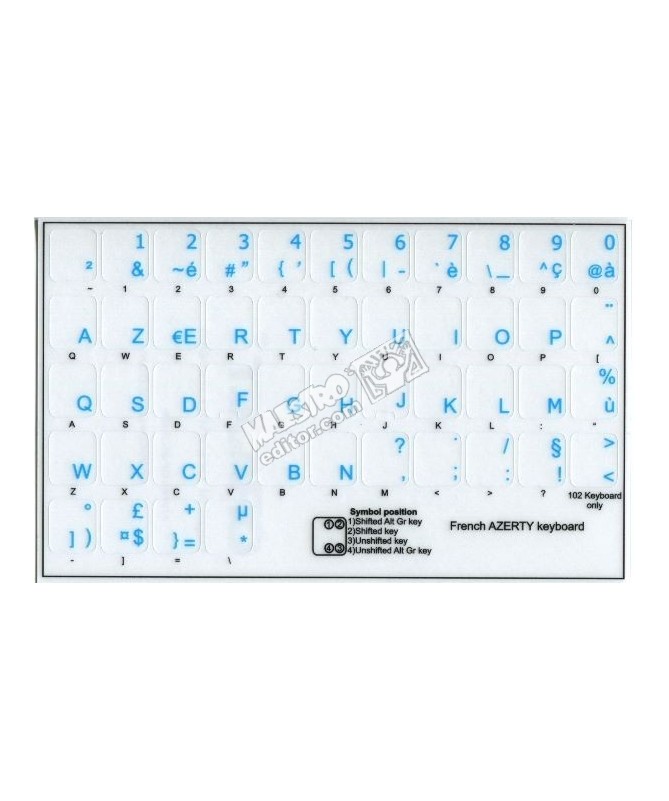 French AZERTY tran PC