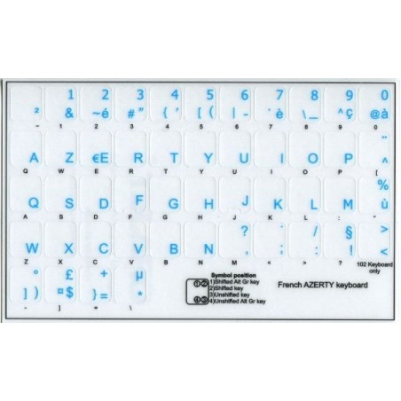 French AZERTY tran PC
